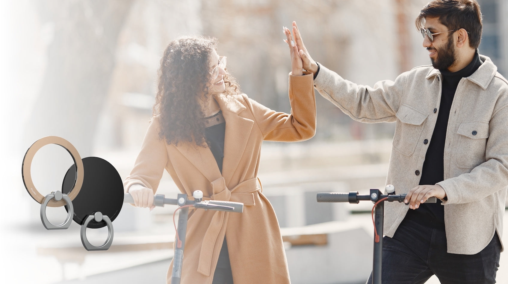 Love at Your Fingertips: Couple Matching Phone Grips – iRing.com